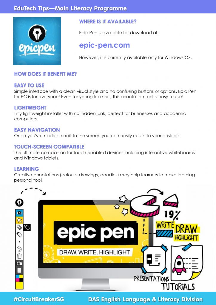 Mercury Reader - Dyslexia Association of Singapore