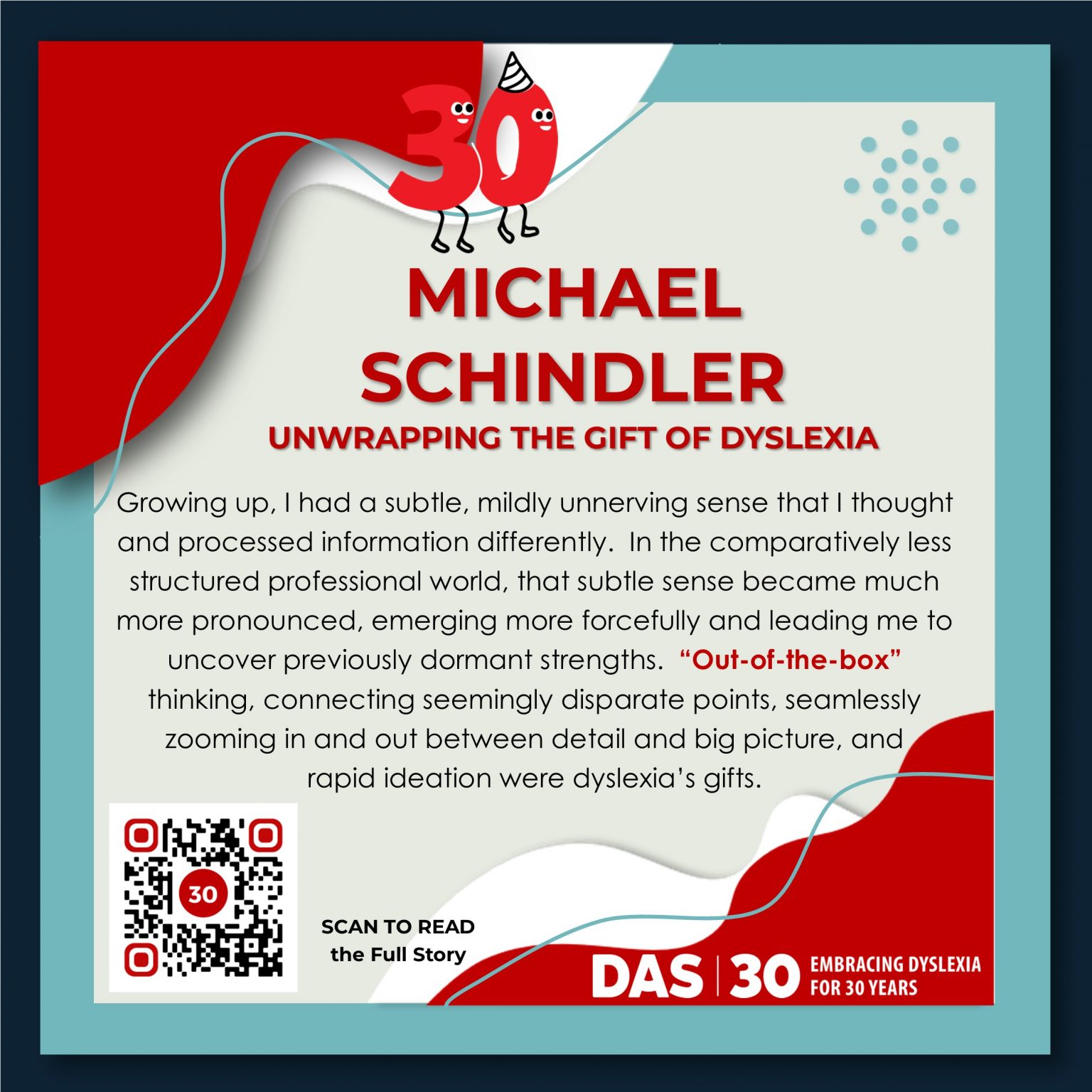 Michael Schindler - Unwrapping the Gift of Dyslexia - Dyslexia ...