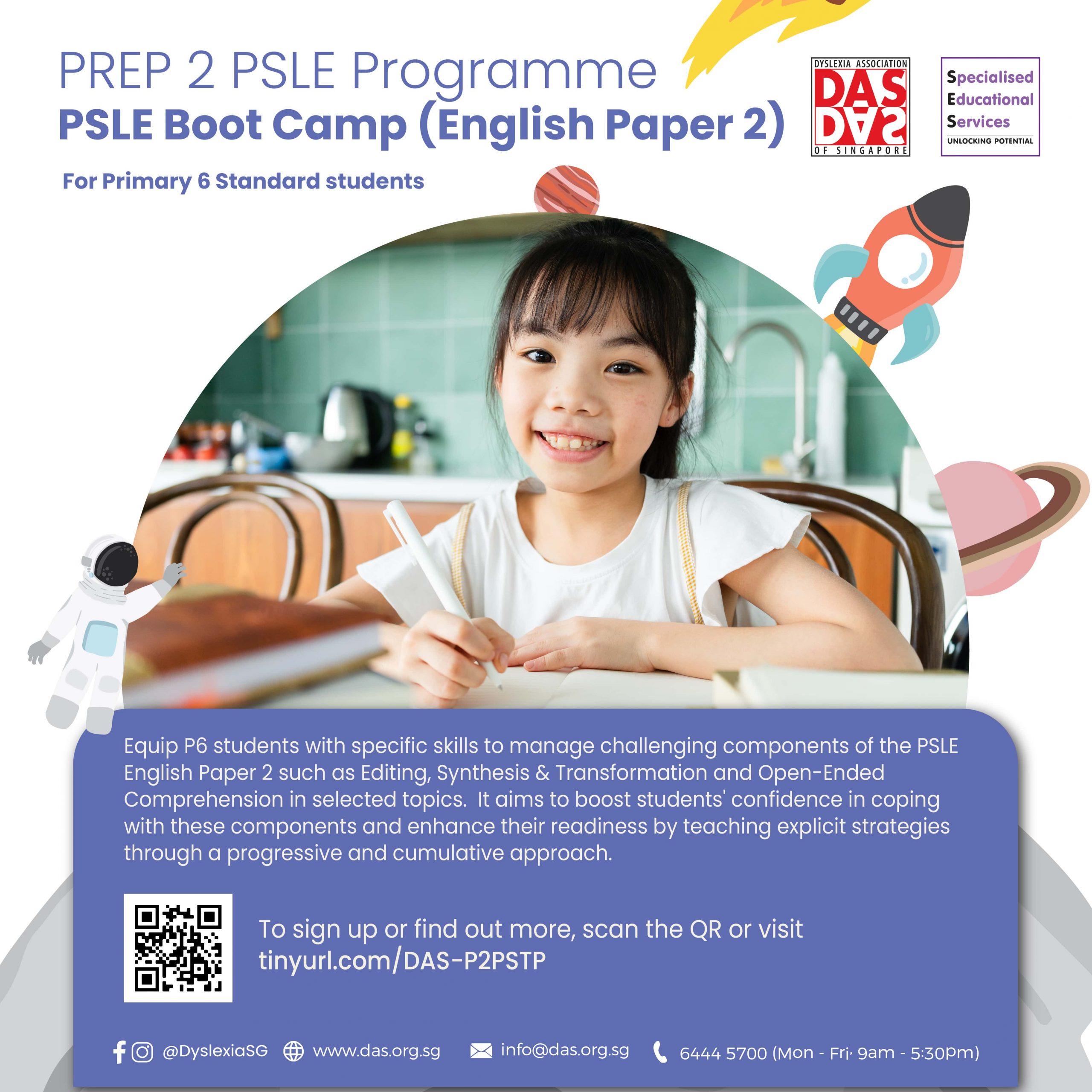 PREP 2 PSLE Programme - Dyslexia Association of Singapore