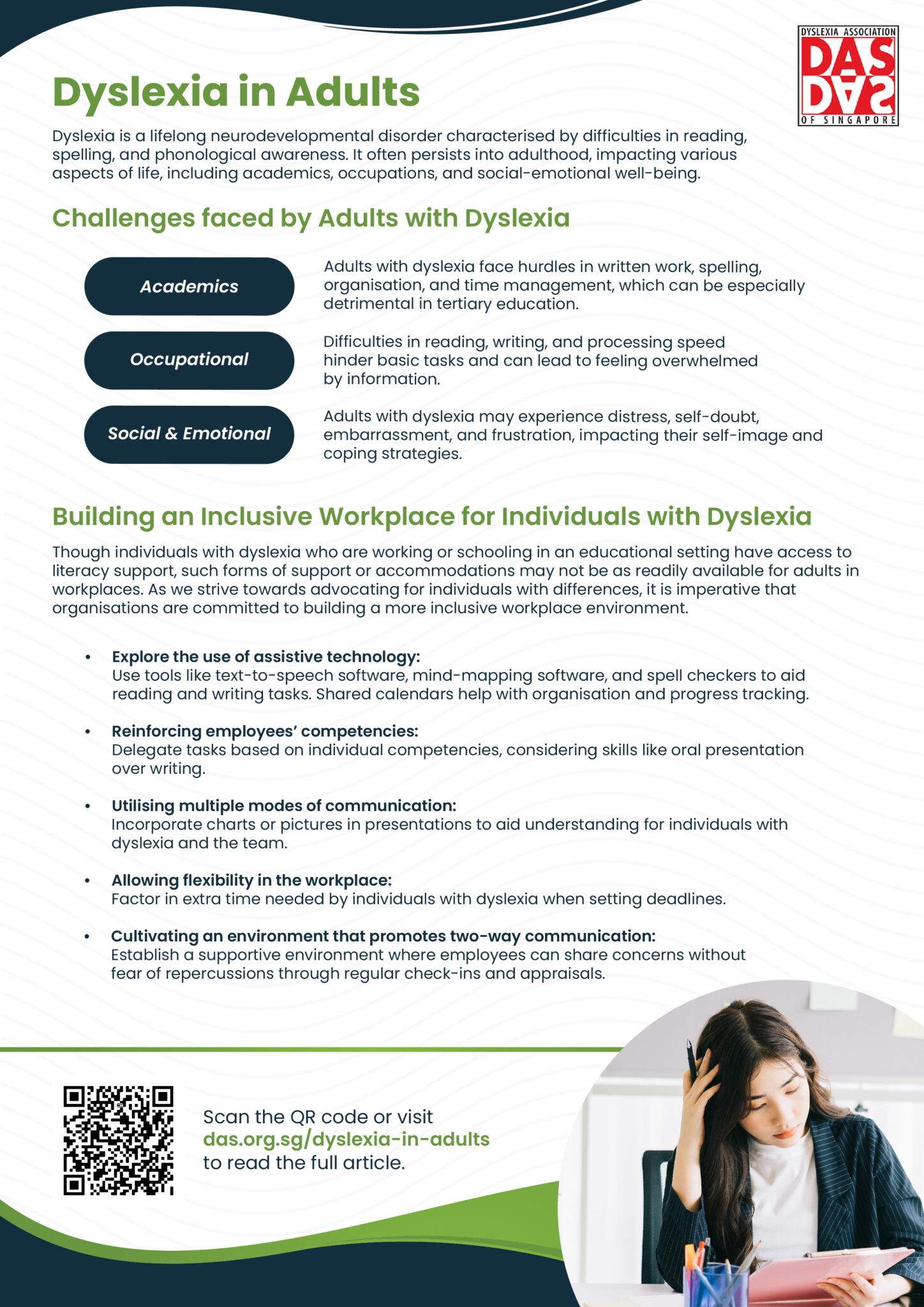 Adult Dyslexia - Dyslexia Association of Singapore