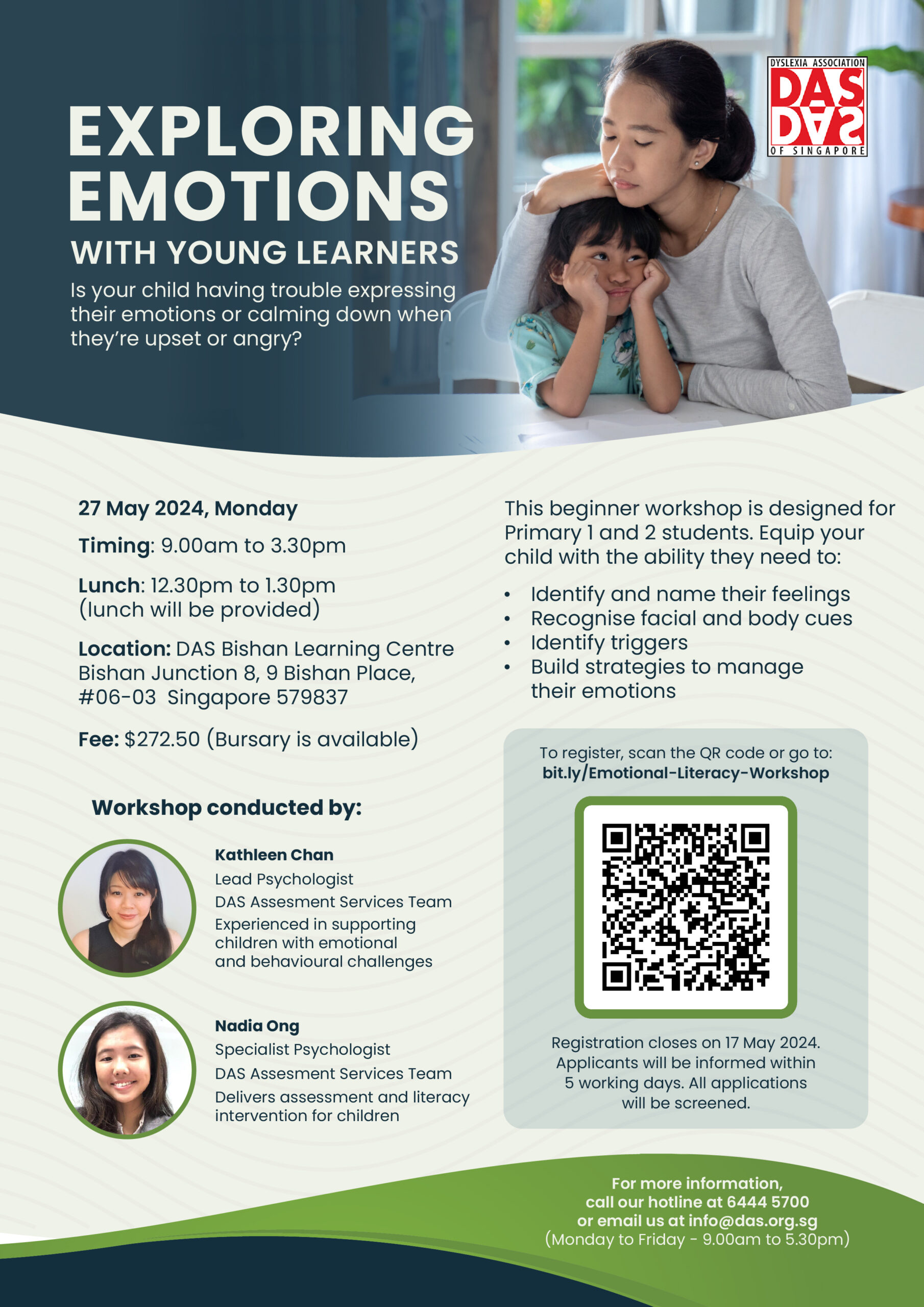 Emotional Literacy Workshop - Dyslexia Association of Singapore