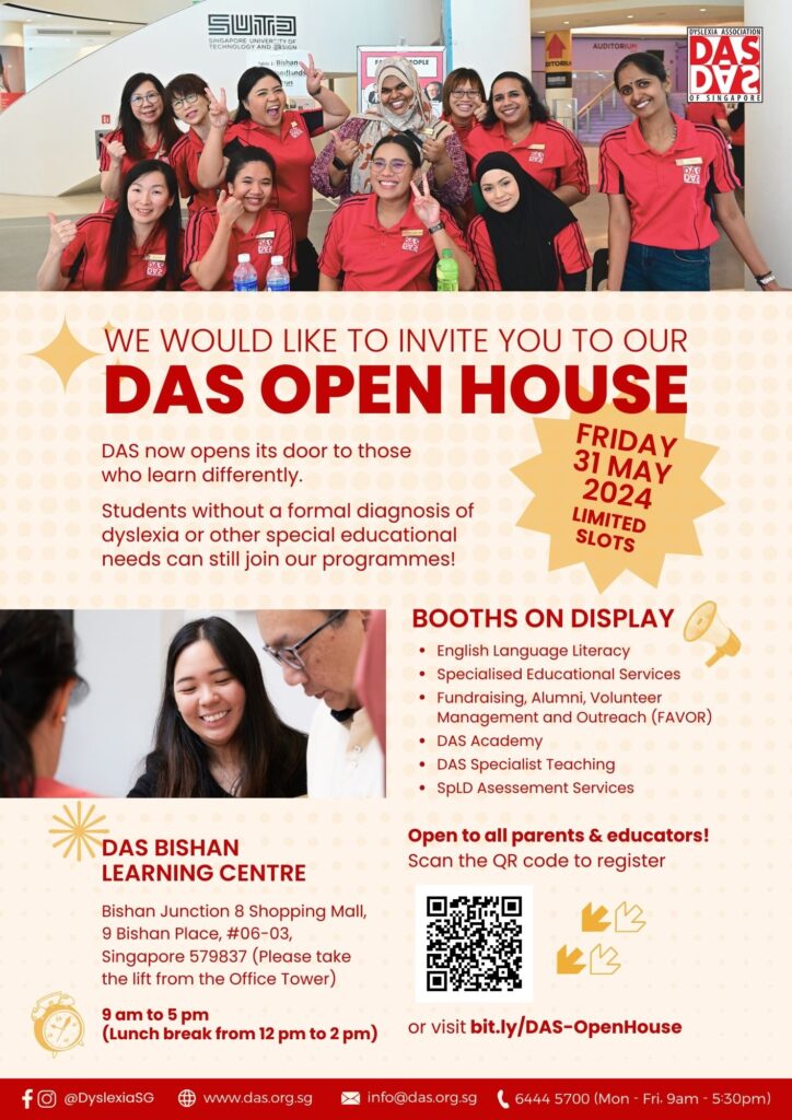 DAS Open House - Dyslexia Association of Singapore