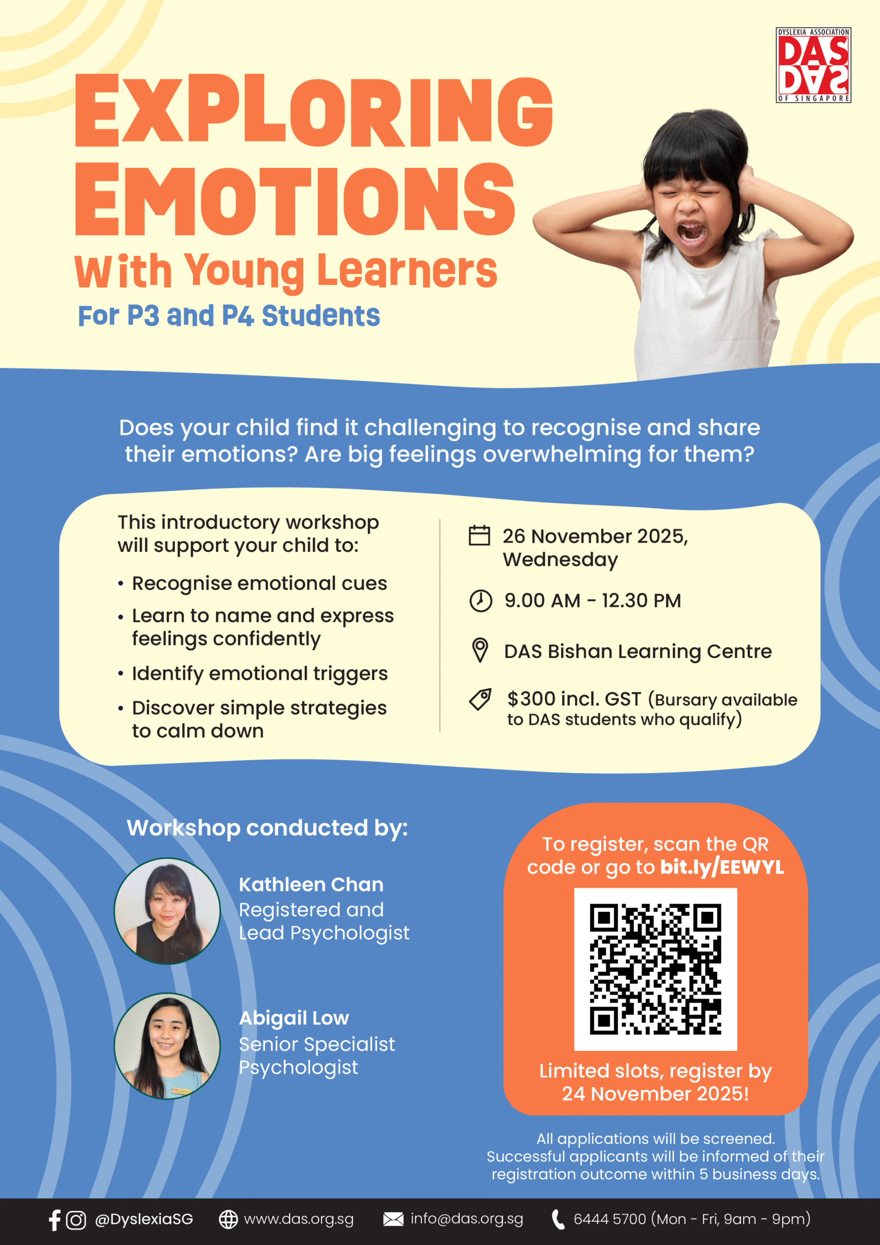 Emotion Explorers Camp 2026 - Dyslexia Association of Singapore