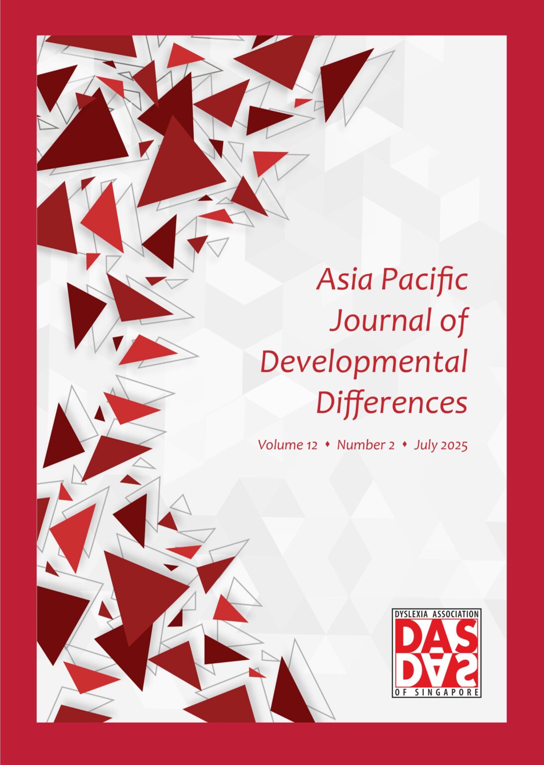 APJDD Vol 12 No 2 (July 2025) - Dyslexia Association of Singapore